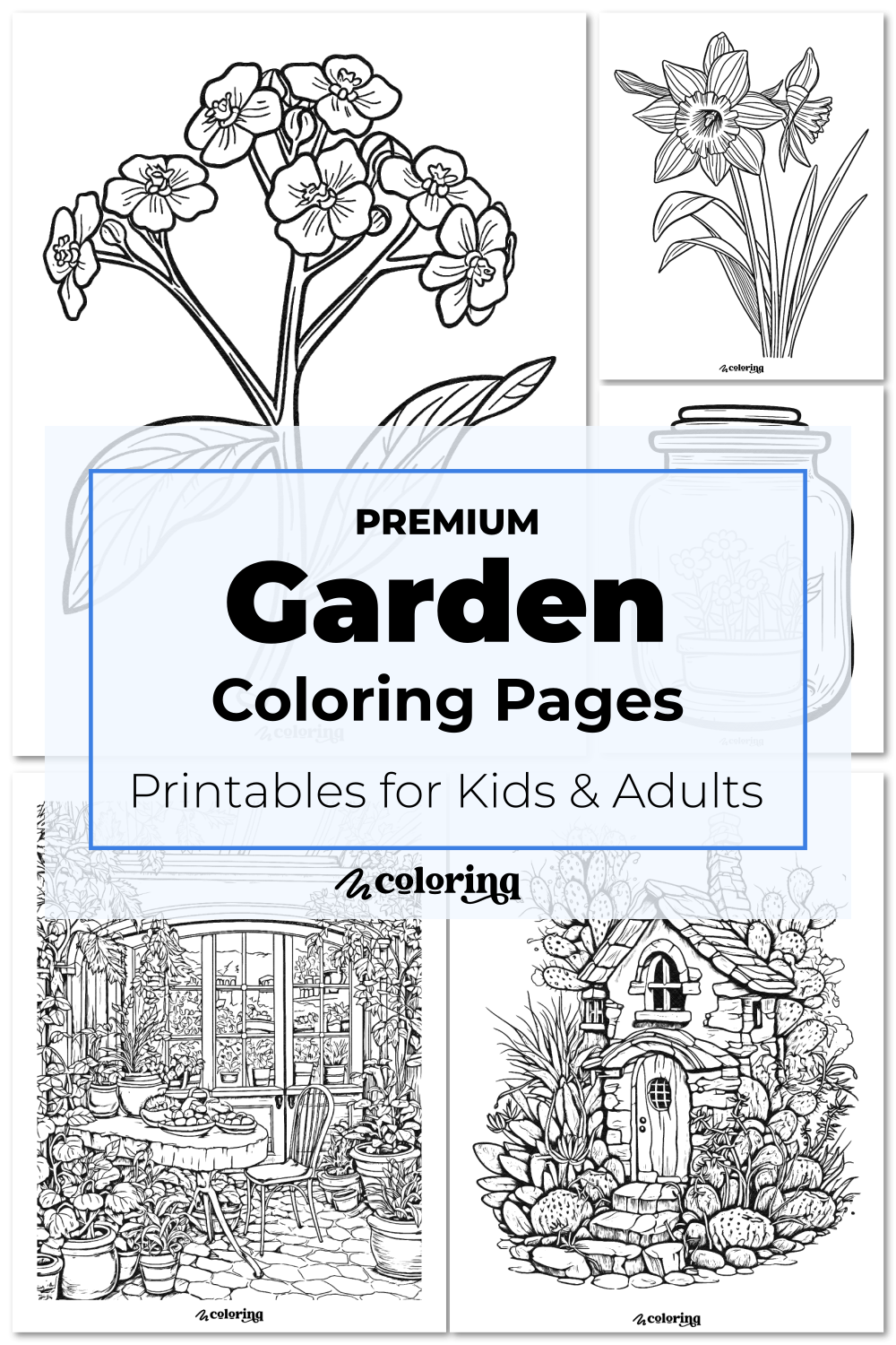 Printable Garden Coloring Pages 2025 