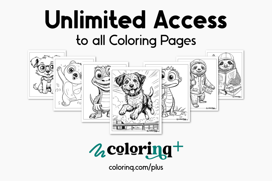 🐶 Dog Jumping Coloring Page | Free Printable PDF