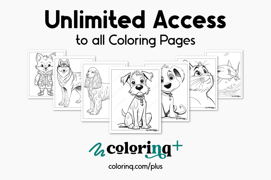 🐶 Cute Dog Coloring Page: Free Printable for Kids