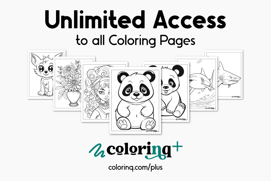🐼 Cute Panda Bear Coloring Page
