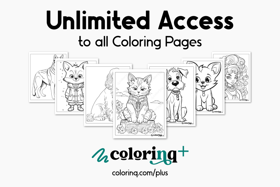 😿 Sad Cat Coloring Page: Free Printable for Kids
