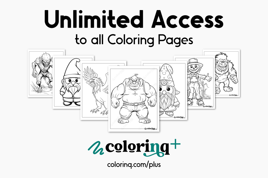 🎨 Funny Ogre Coloring Page: Free Printable for Kids