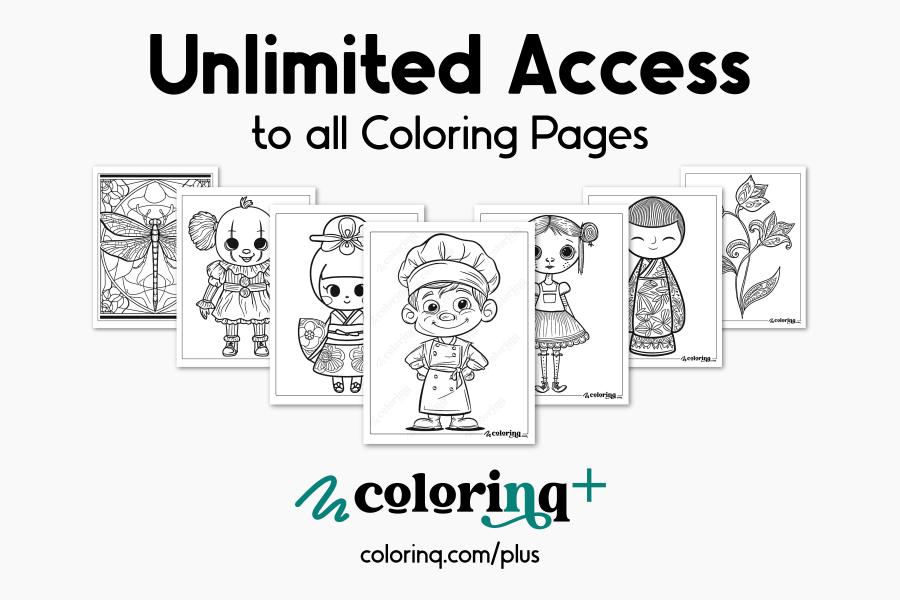 👩 ‍ 🍳 Chef Free Coloring Page | Printable Chef Coloring Sheets
