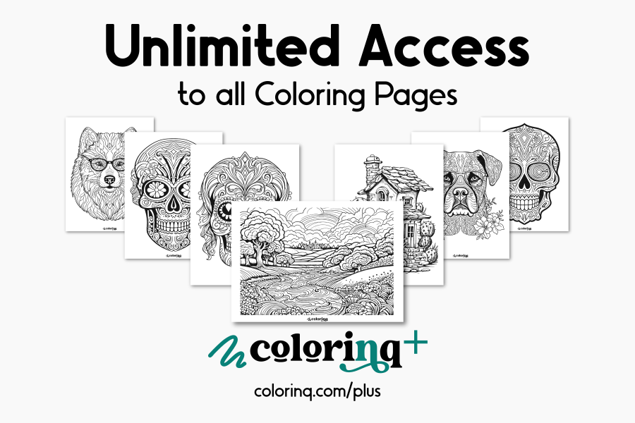 🎨 Plain Landscape Coloring Page | Premium Printable