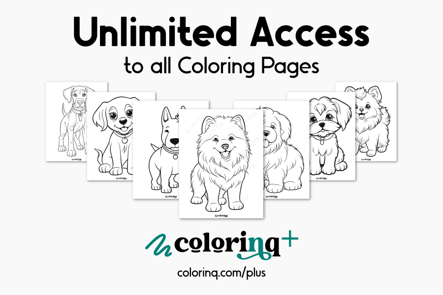 🎨 Samoyed Premium Coloring Page: Dog Breed Printable