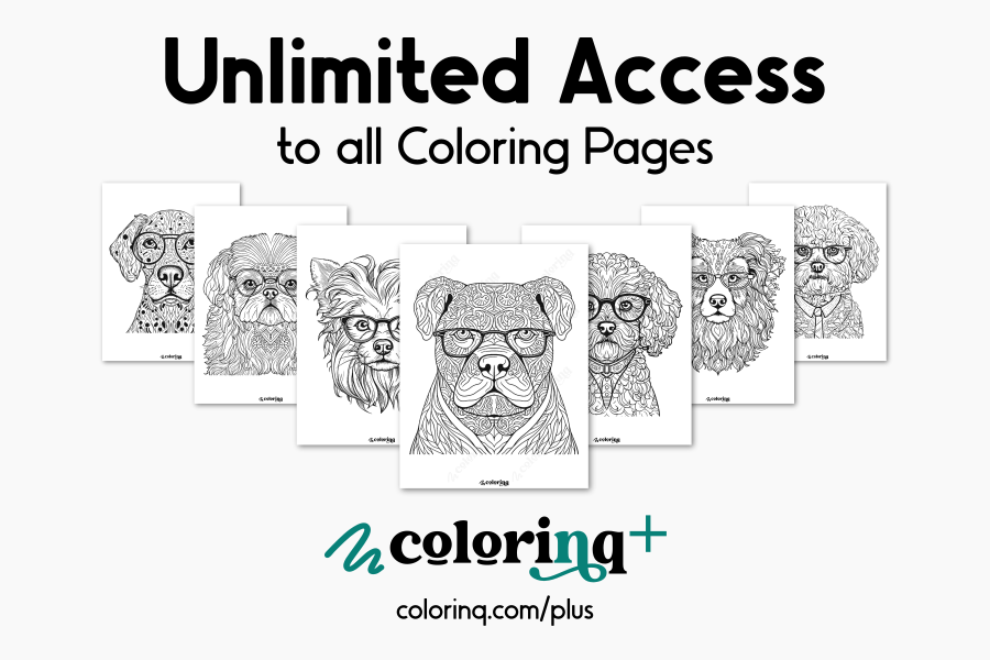 🎨 Chinese Shar-Pei Dog Portrait Coloring Page