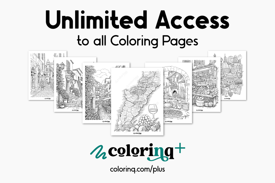 🗺 ️ Italy Map Premium Coloring Page | Fun and Educational Activity