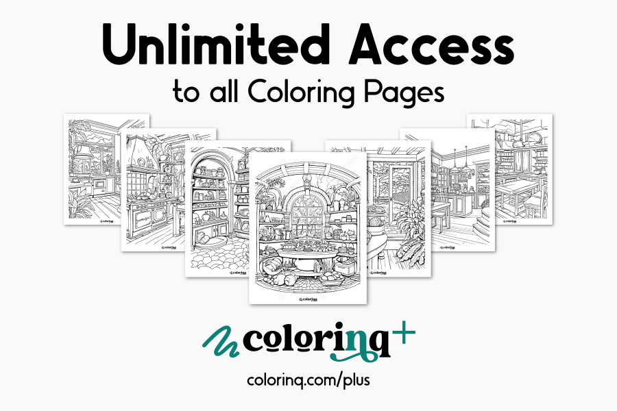 🎨 Kitchen Mandala Mediation Coloring Page