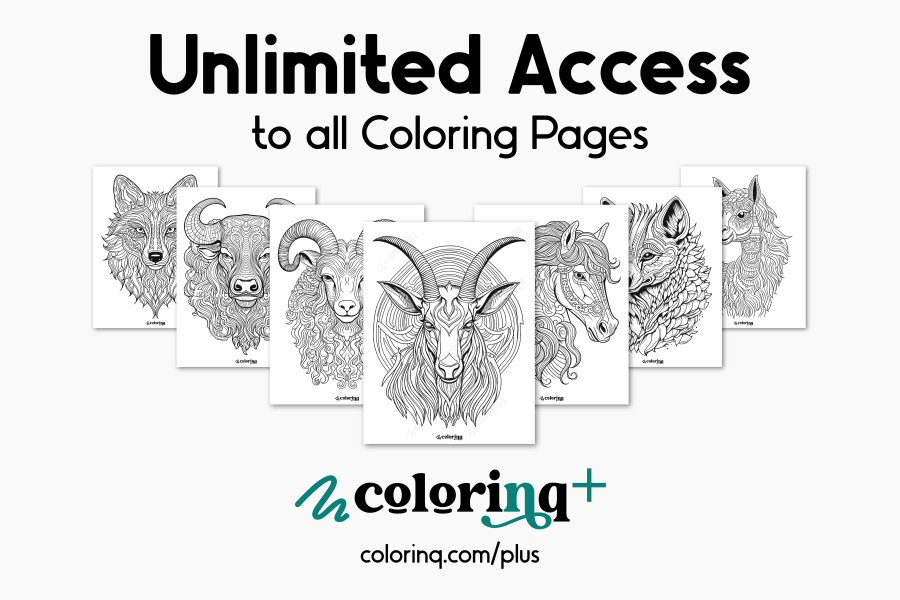 🎨 Oryx Premium Coloring Page - Fun Kids Activity | Printable PDF