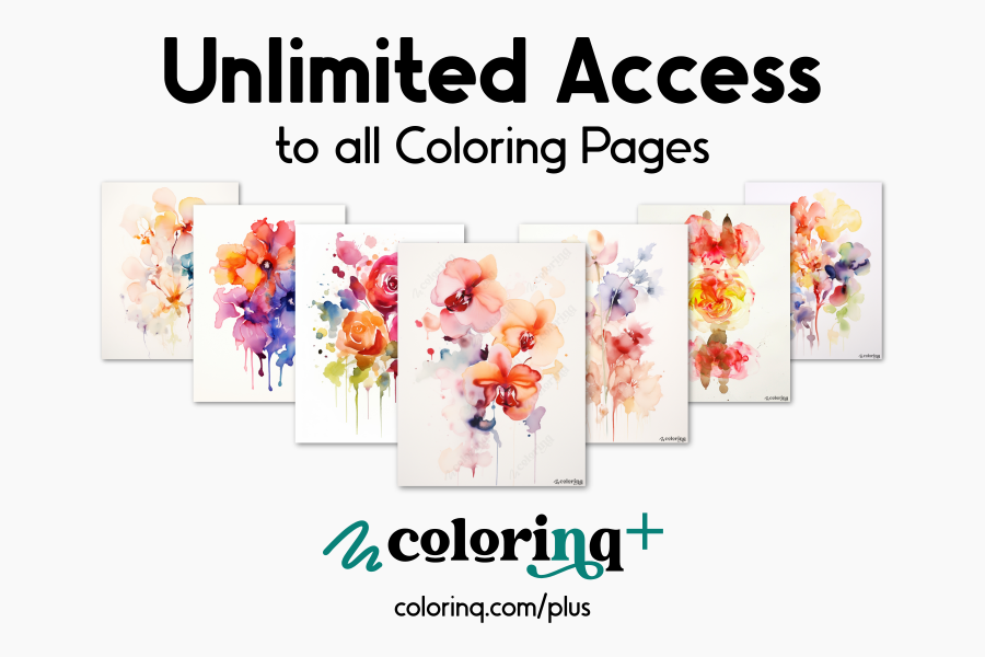 🌺 Orchids Reverse Coloring Page | Fun and Creative Art Activity